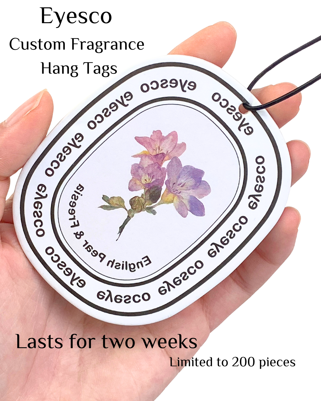 Fragrance Hang Tag 【English pear & freesia】